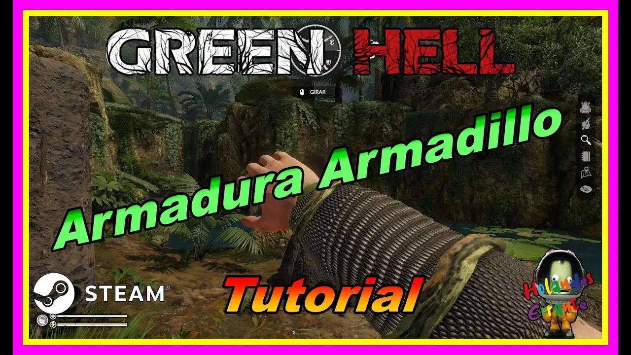 Como hacer la Armadura de Armadillo en Green Hell 🌴 Tutorial 2023