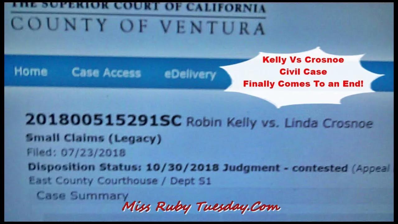 Miss Ruby Tuesday- Kelly Vs Crosnoe Civil Case Is Finally Over!!!