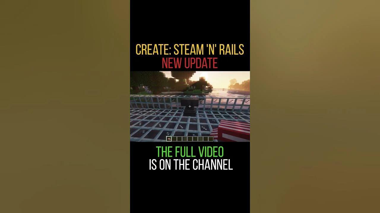 Create: steam 'n rails. New update. Tutorial / guide 1.20.1 (minecraft java edition)