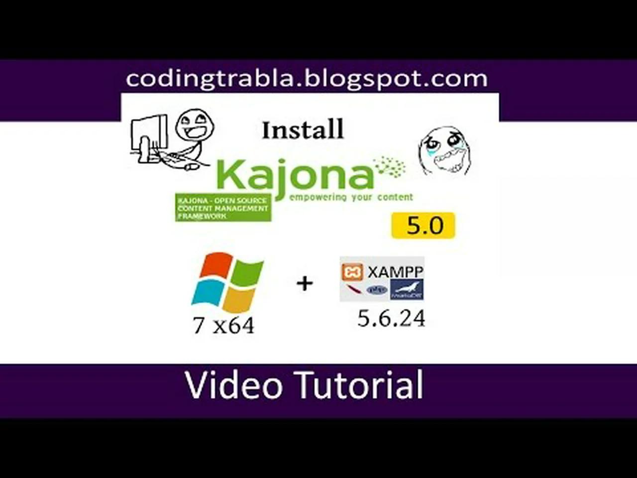 Install Kajona 50 On Windows 7 Localhost Opensource Php Cms Cmf Byao