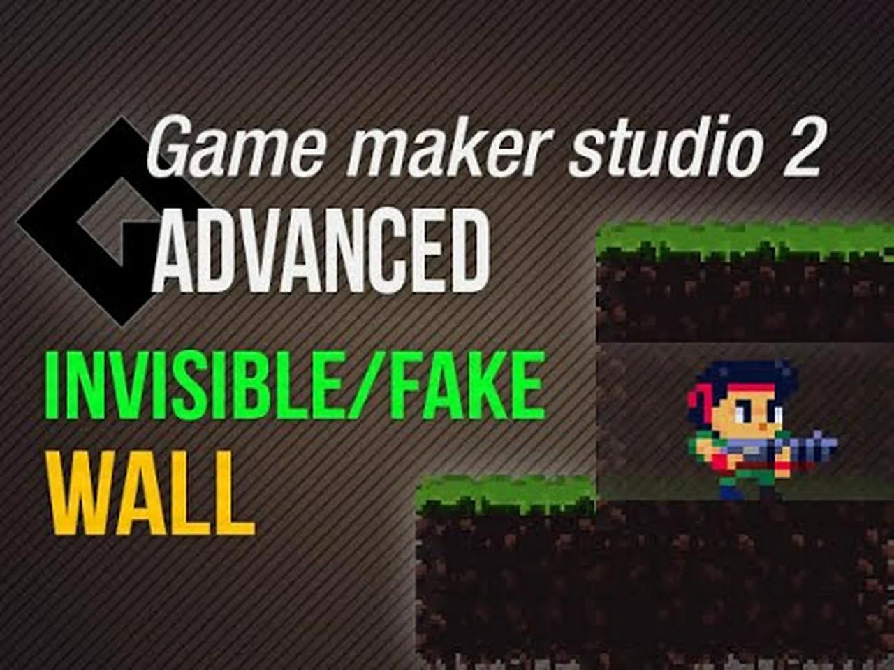 🔴Game Maker Studio 2 | Advanced - Invisible/fake walls