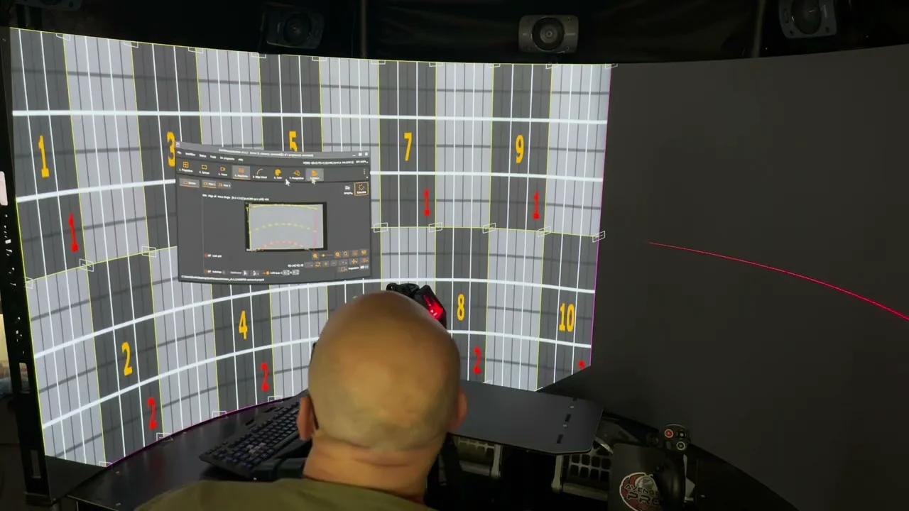 Avenger 202 PRO semi-auto calibration (mapping on screen)