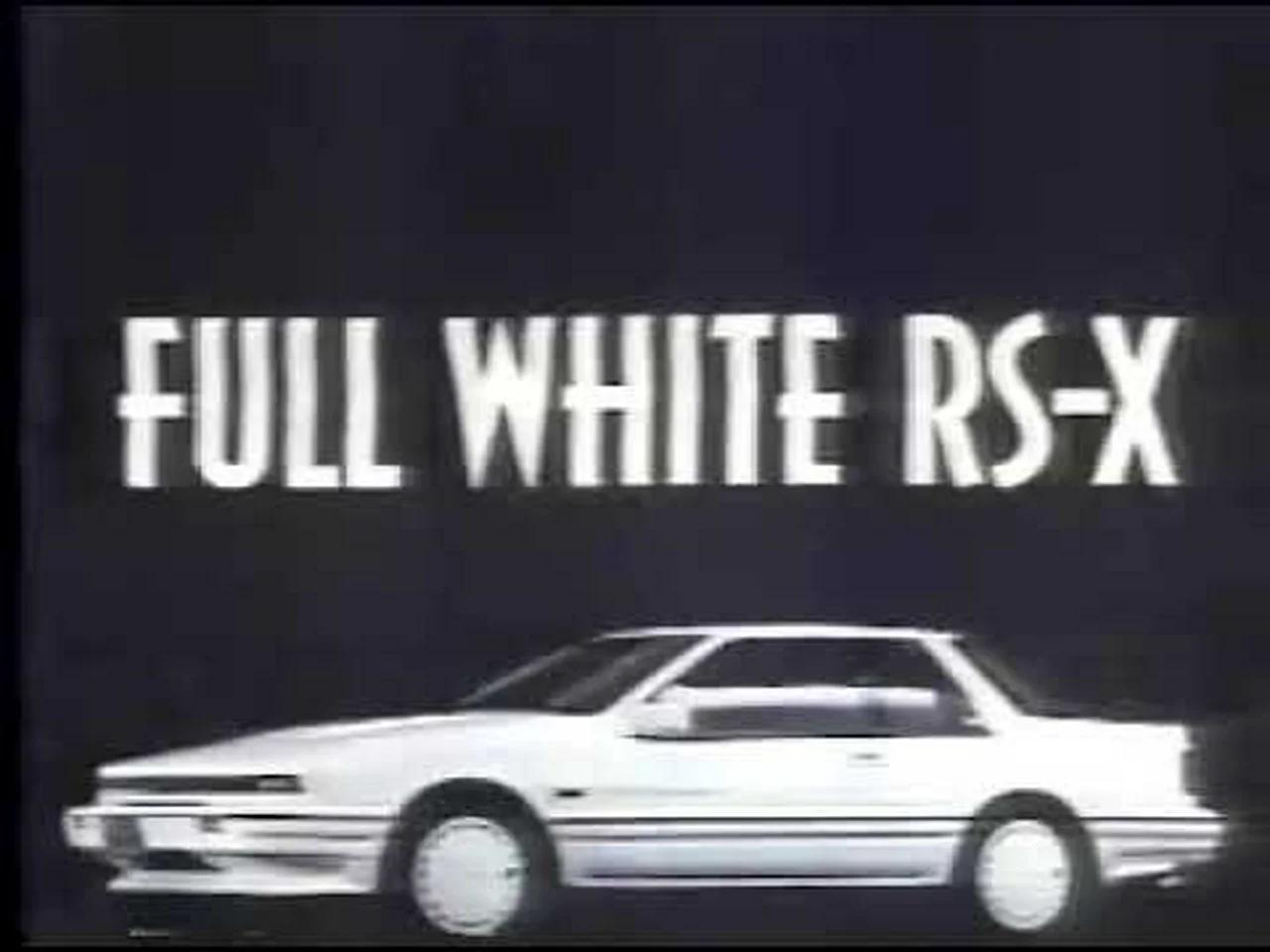 Nissan S12 Silvia Gazelle Full White RSX Retro JDM Advertisement