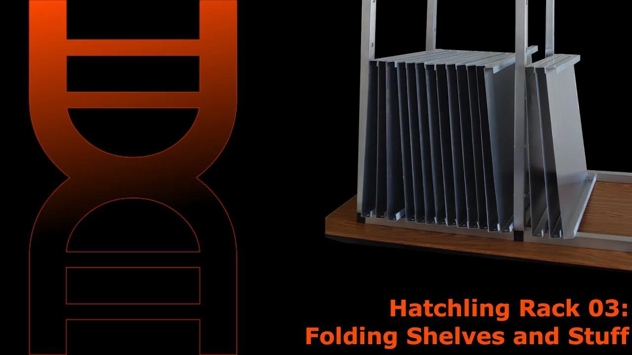 DIY Hatchling Ball Python Rack #3 - Shelves and top