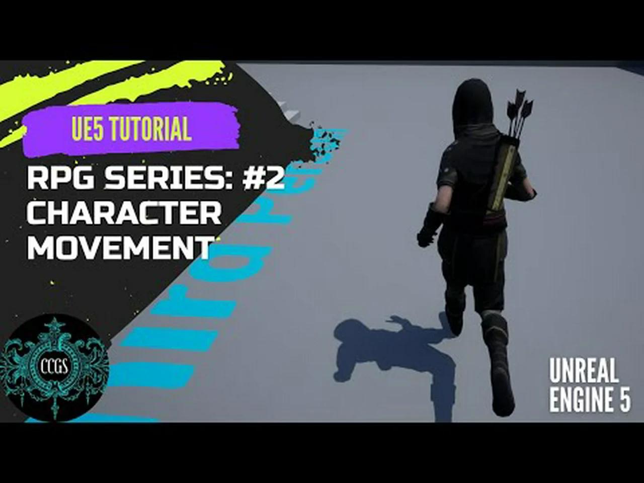 Unreal Engine 5 RPG Tutorial Series #2: Character Movement #ue4 #ue5 # ...