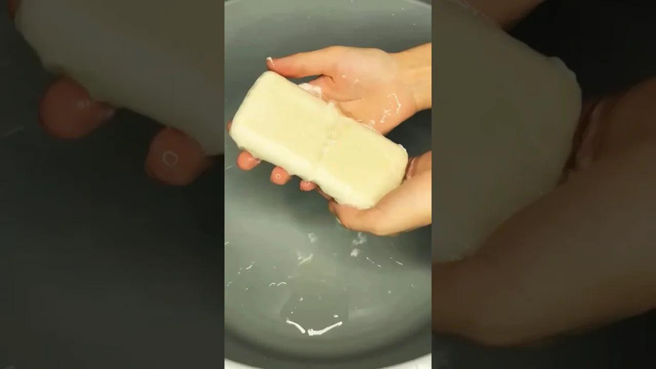 ASMR 💛 CREAMY SOAP 🔥MUSHY SOAP 💥💣 #asmr #soapasmr #soapysounds #soapingsounds #relax #soapyripping