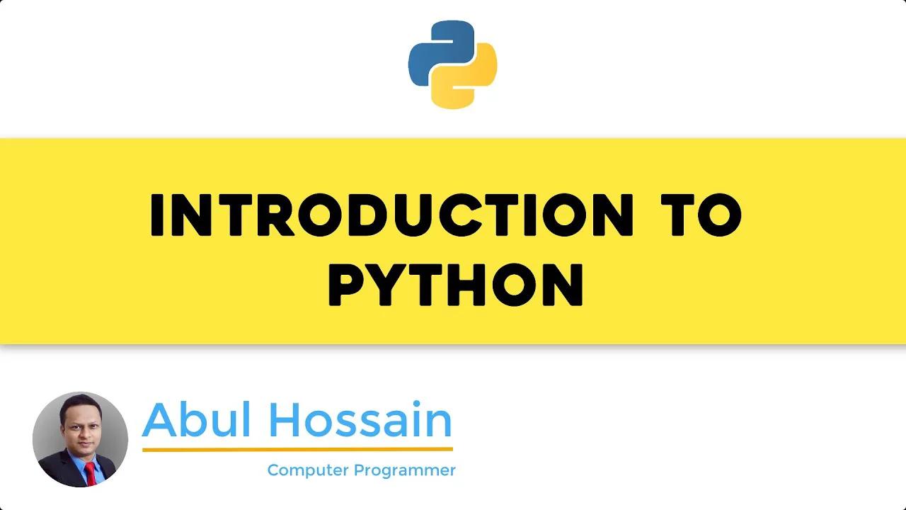 Introduction To Python - Python Tutorial - Python for beginners - Learn ... Introduction To Python - Python Tutorial - Python for beginners - Learn ...