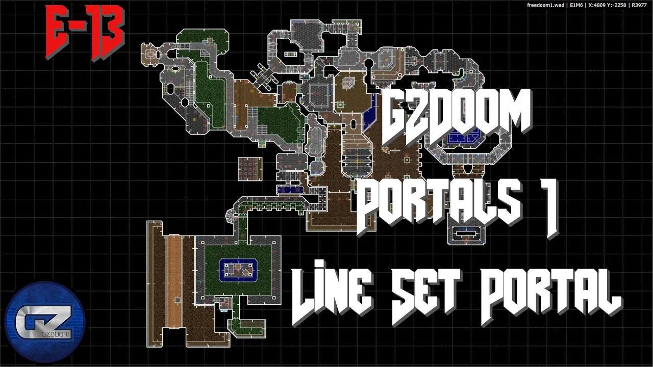 GZDoom Mapping - Portals 1 - Line Set Portal - Tutorial 13 | Ultimate ...