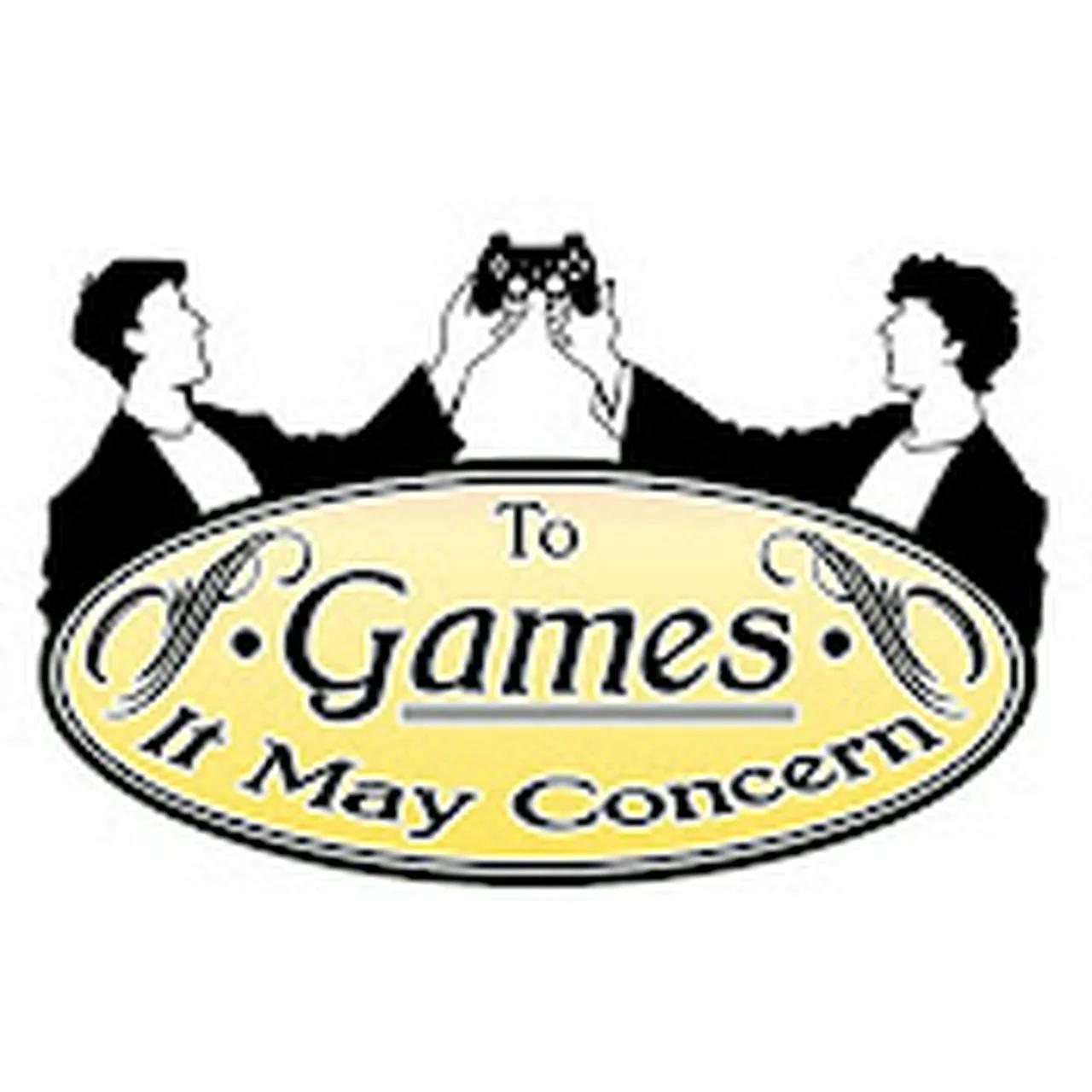 To Games It May Concern