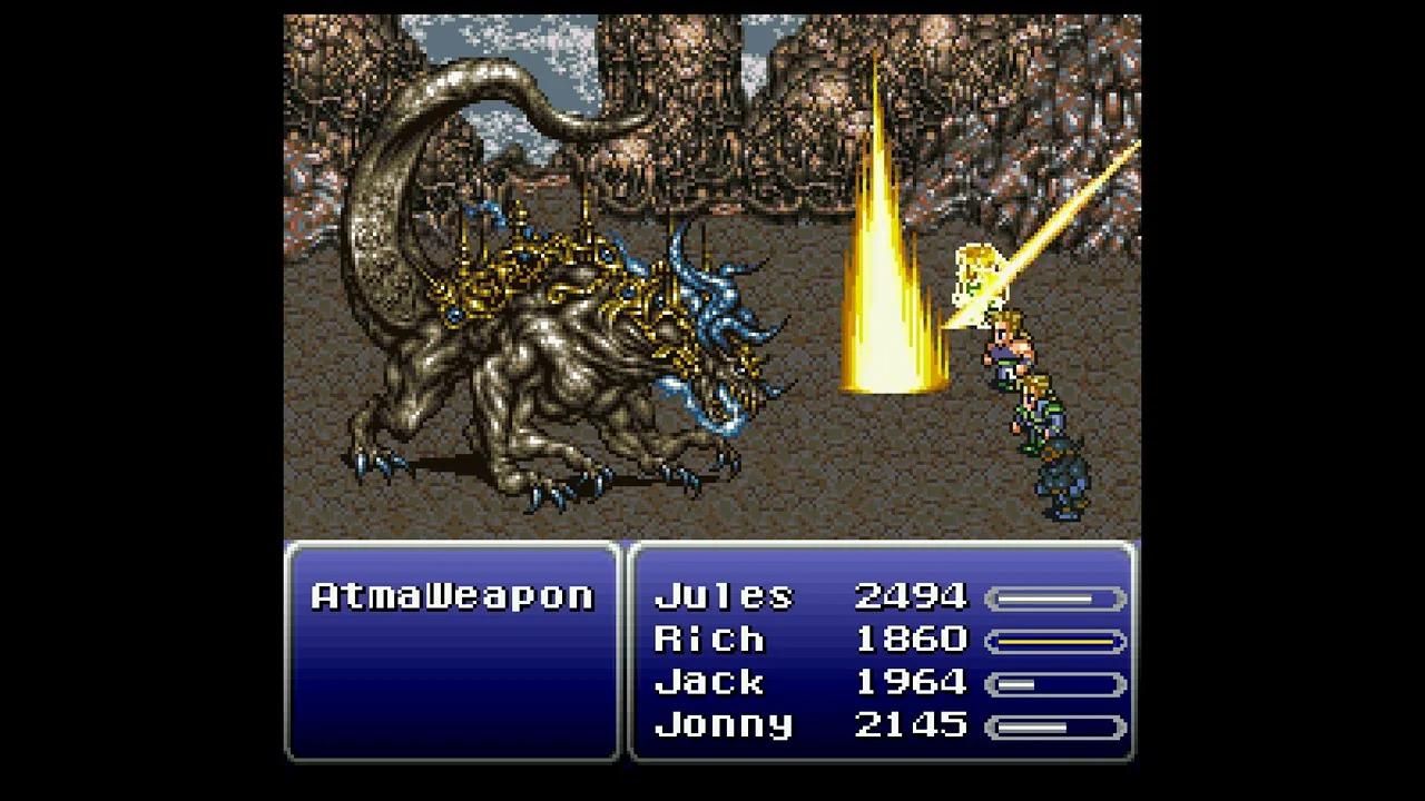 Final Fantasy VI (SNES) - Floating Continent - Atma Weapon