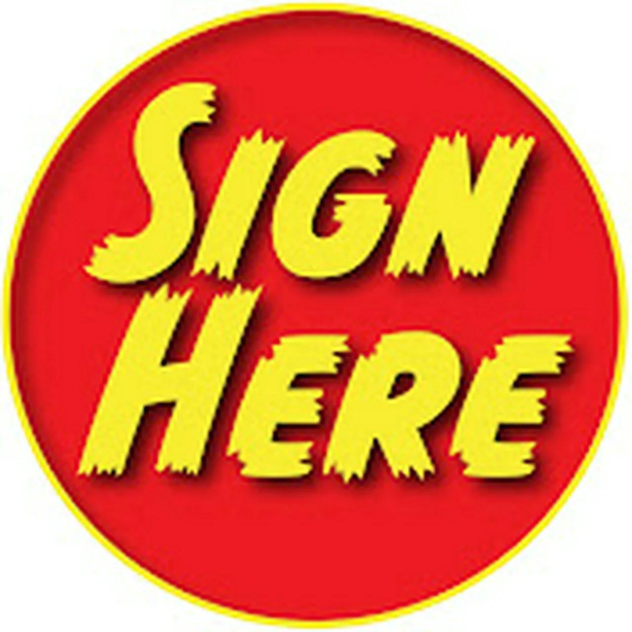 Sign Here