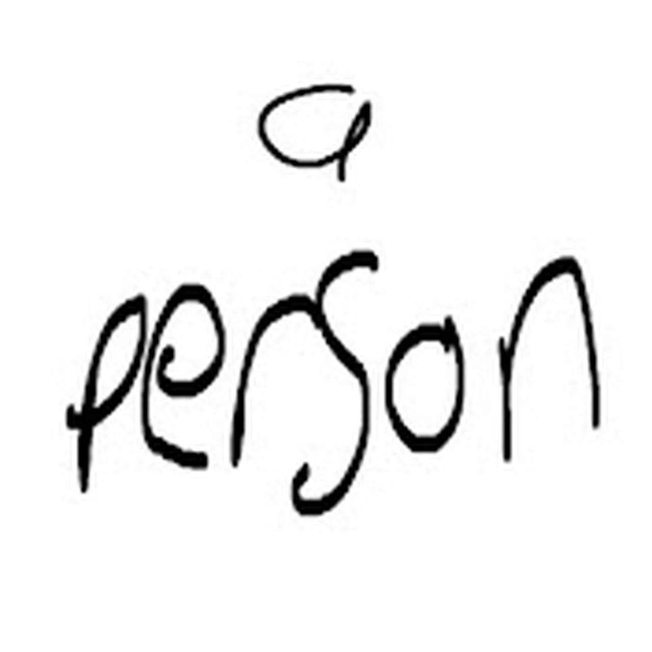 wow its a person