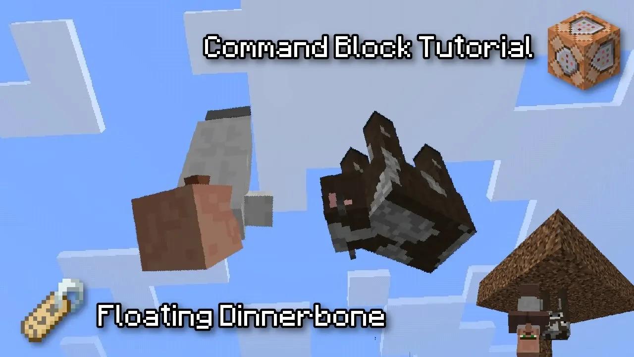 How to make flying Dinnerbone mobs | Minecraft Bedrock Command Blocks ...