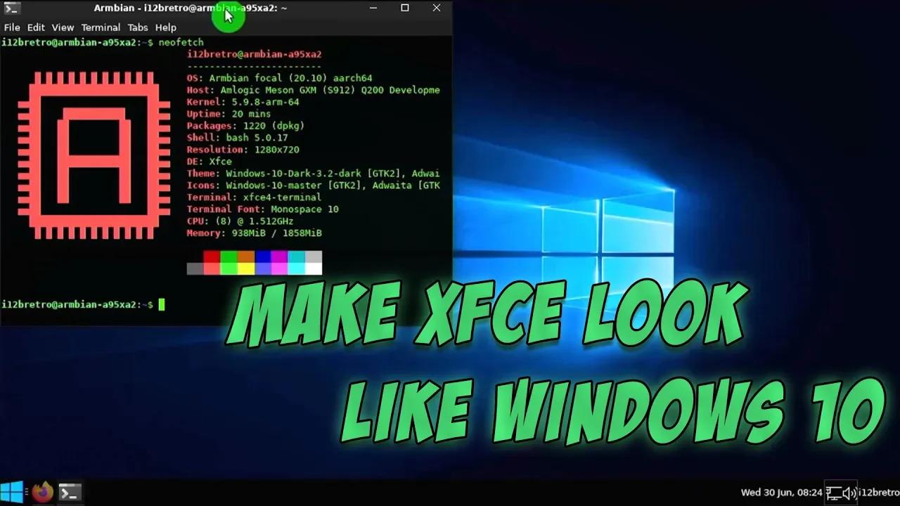 Make XFCE Look Like Windows 10 [XFCE Theming]