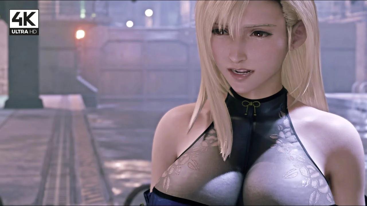 [4K] Blonde Tifa Dawn Brocade Sewer Scene Buffed Upgraded Ballistic