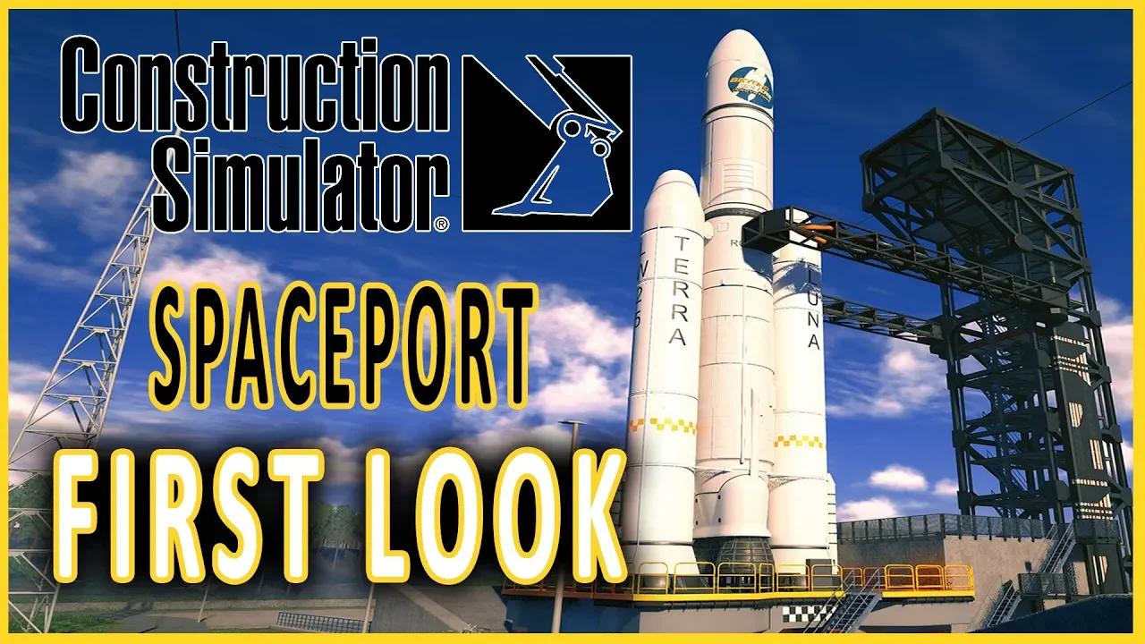 Construction Simulator SpacePort DLC | 1st Contract Job Highlights