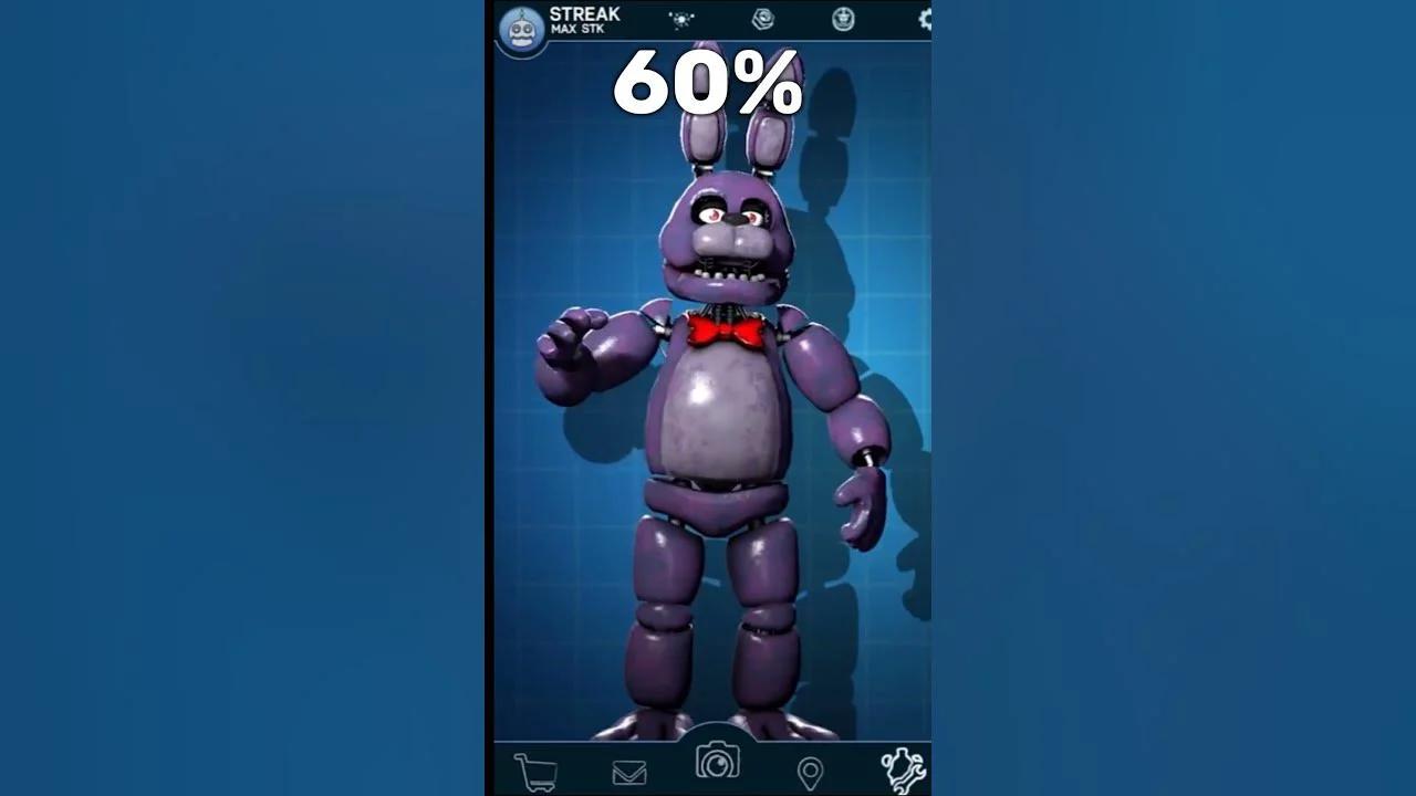 fnaf Ar wellerman edit 100% - 5% Fnaf pizzaria simulator