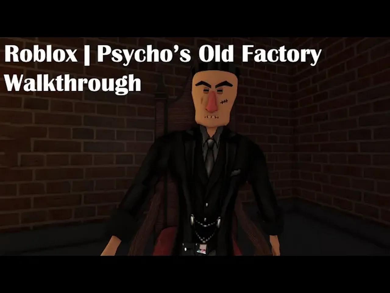 Roblox | Psycho's Old Factory (Obby) Walkthrough