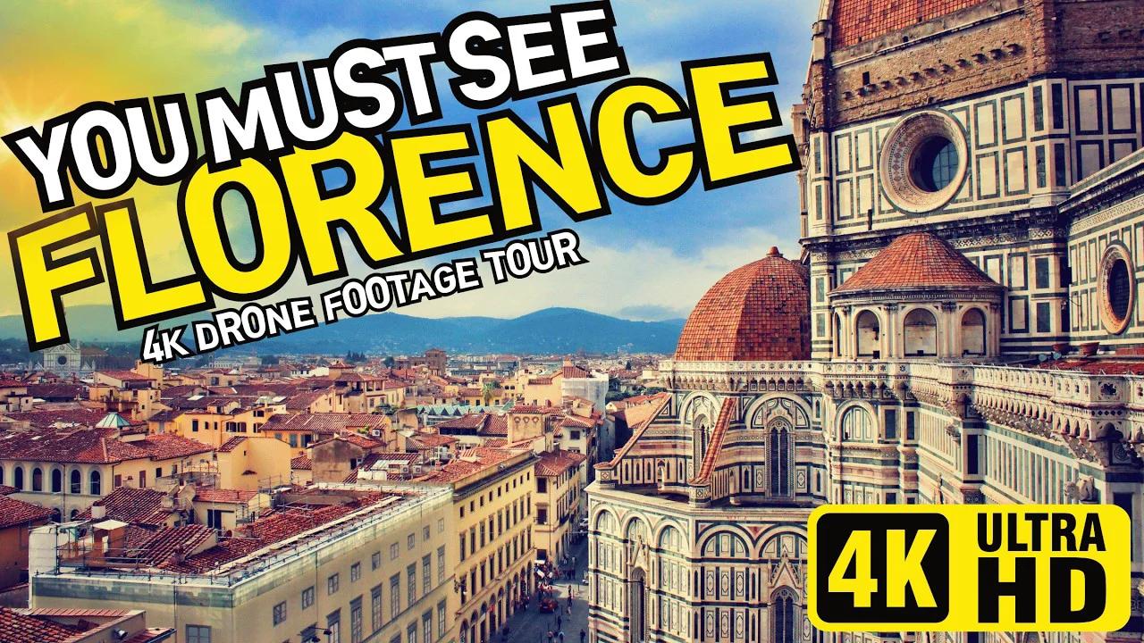 Florence, Italy 🇮🇹 - 4K Drone Footage 🚁