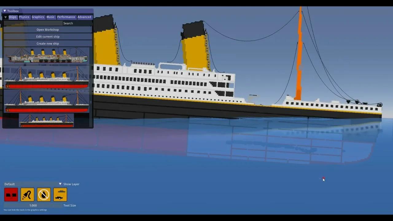 Sinking Simulator - Titanic classic sinking