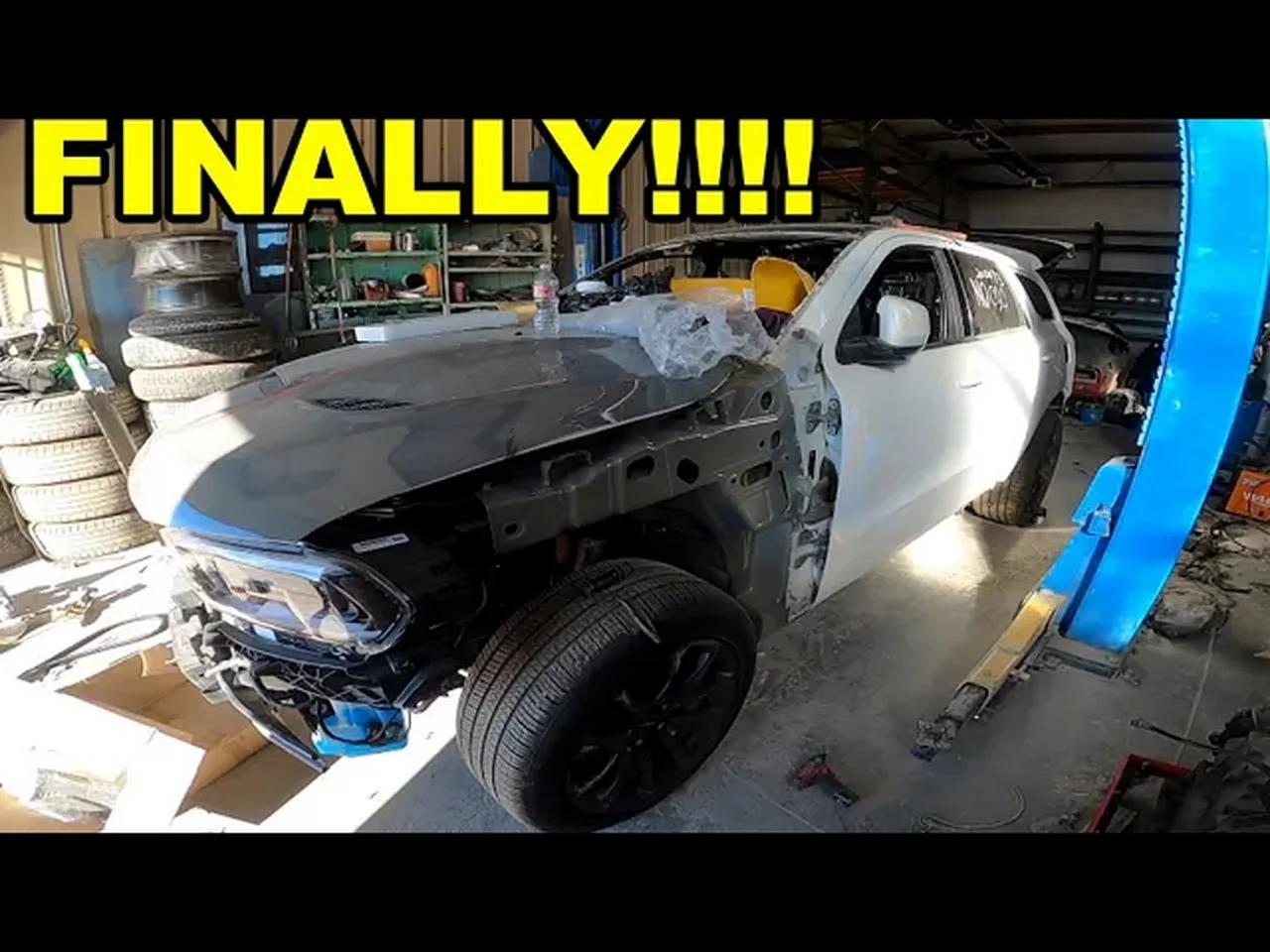 Rebuilding a Wrecked 2021 Dodge Durango SRT Hellcat Pt11