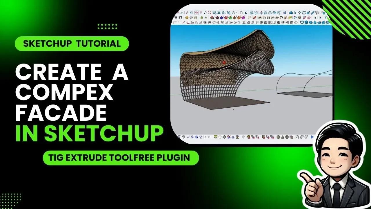 Sketchup Tutorial Create Parametric Facade In Sketchup Sketchup Quick Tips