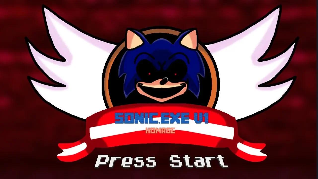 Friday Night Funkin' Sonic.Exe V1 (Homage) (FNF Mod) (Sonic.Exe)