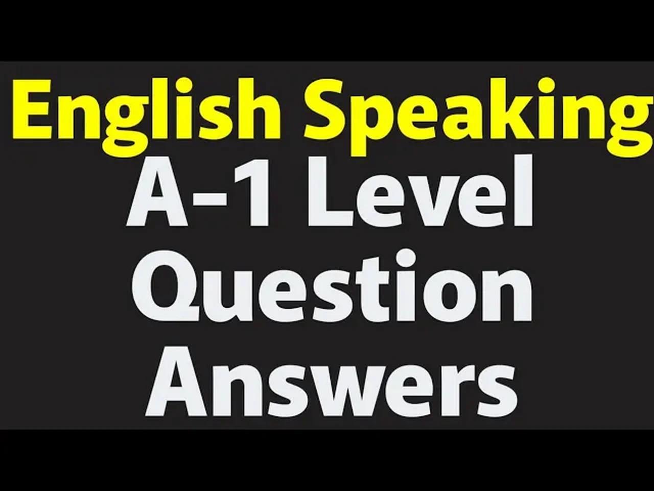 Common English Questions and Answers | Question & Answer in English ...
