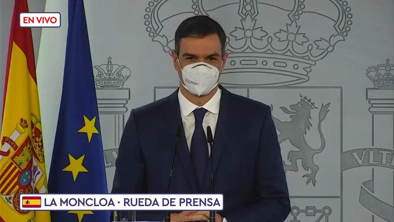 🇪🇸 La Moncloa · Rueda de prensa con el presidente del Gobierno, Pedro ...
