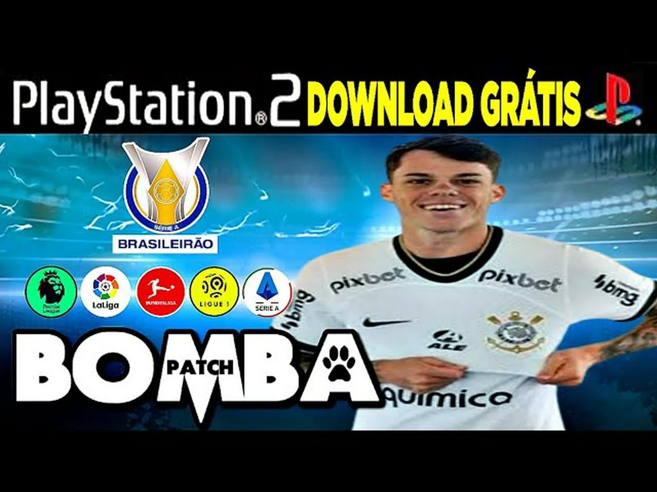 BOMBA PATCH 2023 PS2 ISO ATUALIZADO ABRIL DOWNLOAD GRÁTIS