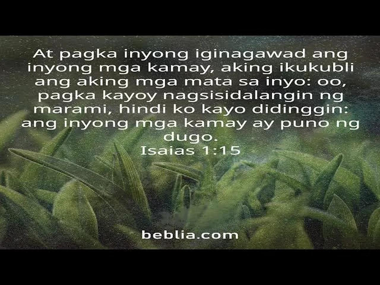Isaias 1:15 - Banal na talata ng Bibliya #bibliya #Diyos #Hesus # ...