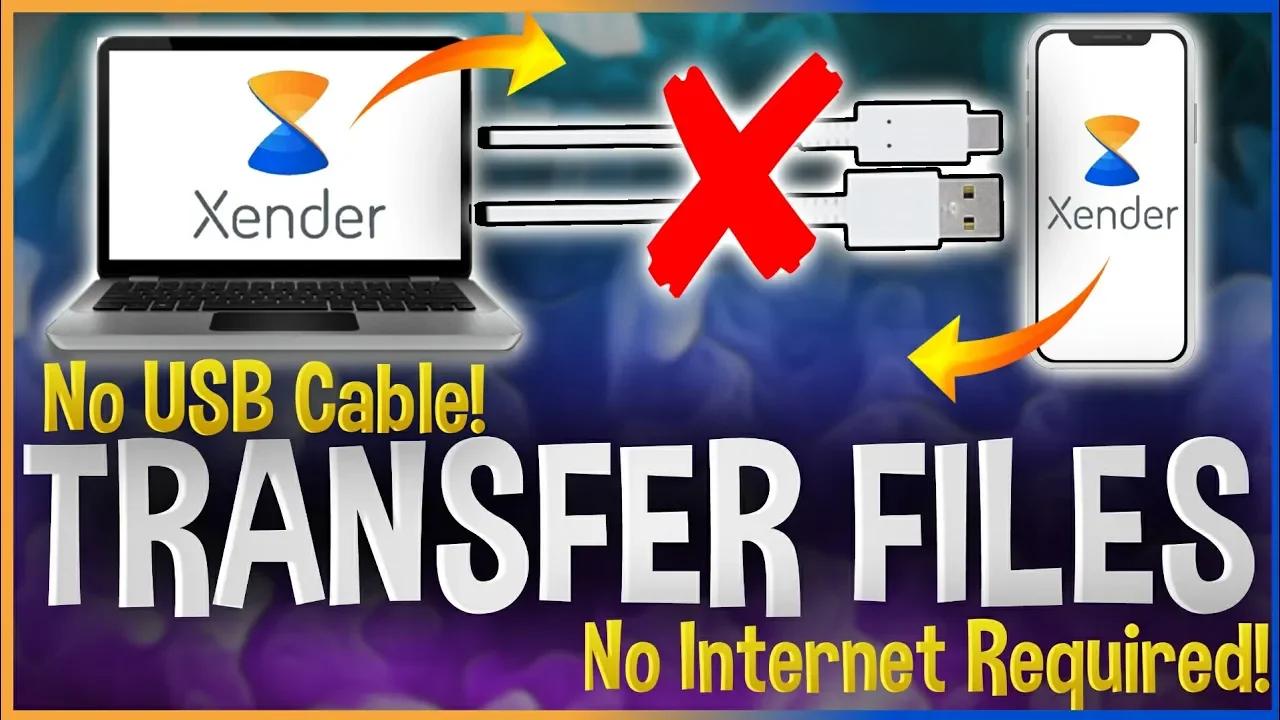 How To Transfer Files Between Your PC & Phone Wireless 2021 - NO USB CABLE / NO INTERNET! | Xender🔥