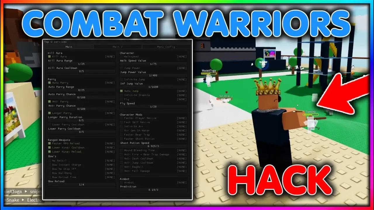 Combat Warrior Script Hack GUI | OP KILL AURA + AUTO PARRY | CHARACTER MODS & MORE! | (*PASTEBIN*)