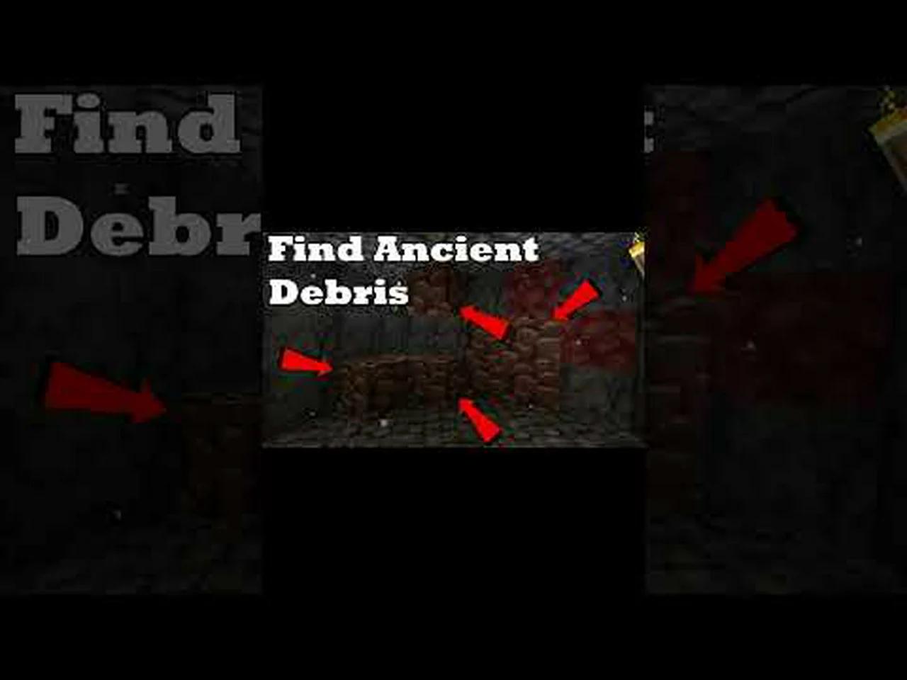 How to find and use Netherite Tutorial | Minecraft - #shorts