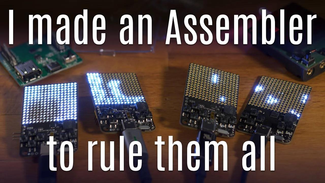 New RISC-V chip with USB running my DIY Assembler