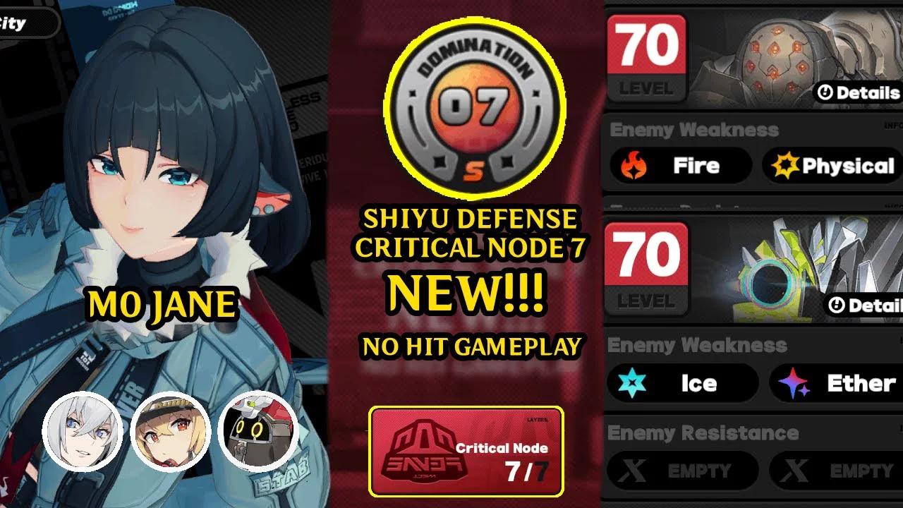 Zenless Zone Zero | New!! Shiyu Defense Critical Node 7 S RANK [ M0 Jane ]