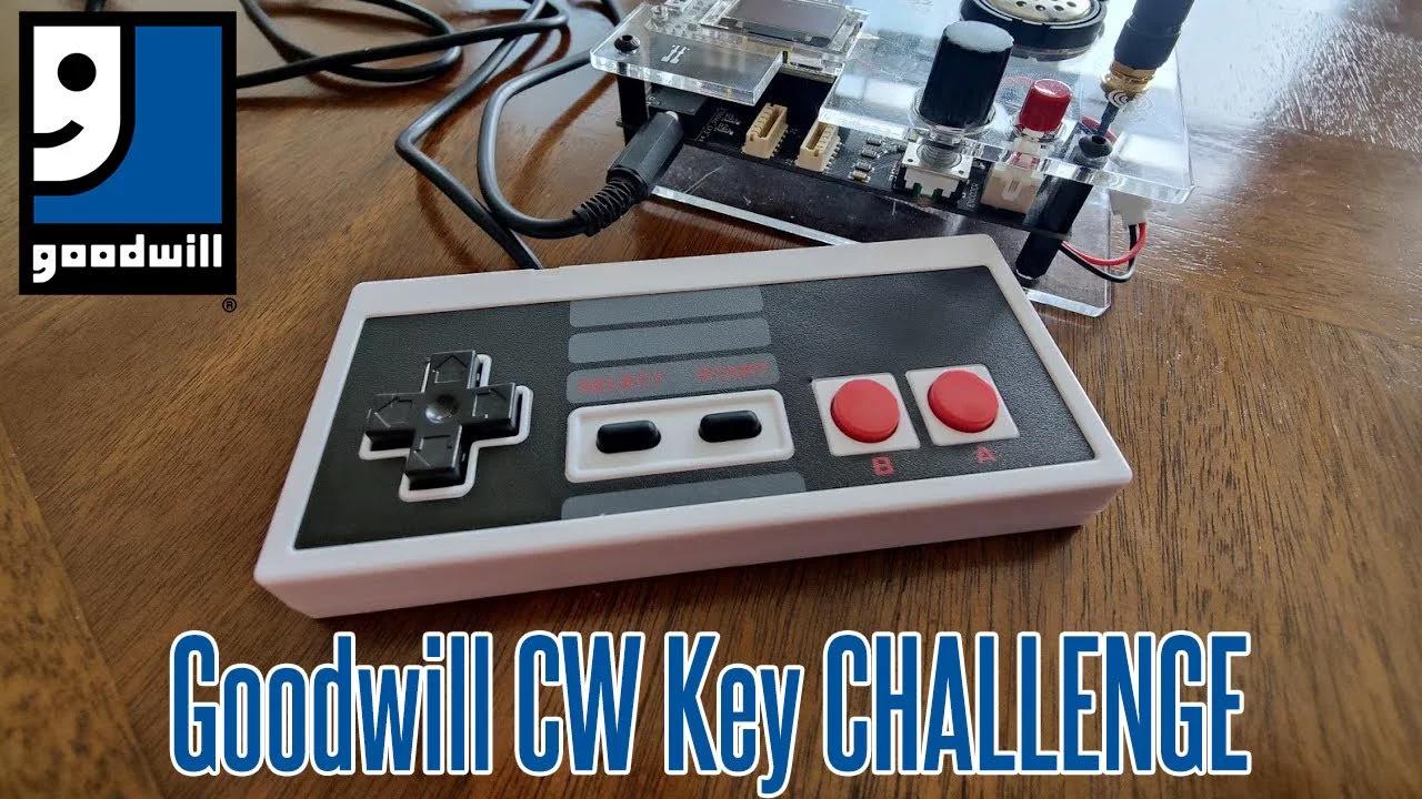 GoodWill CW Key CHALLENGE! Morse Code Key from Thrift Store Finds!