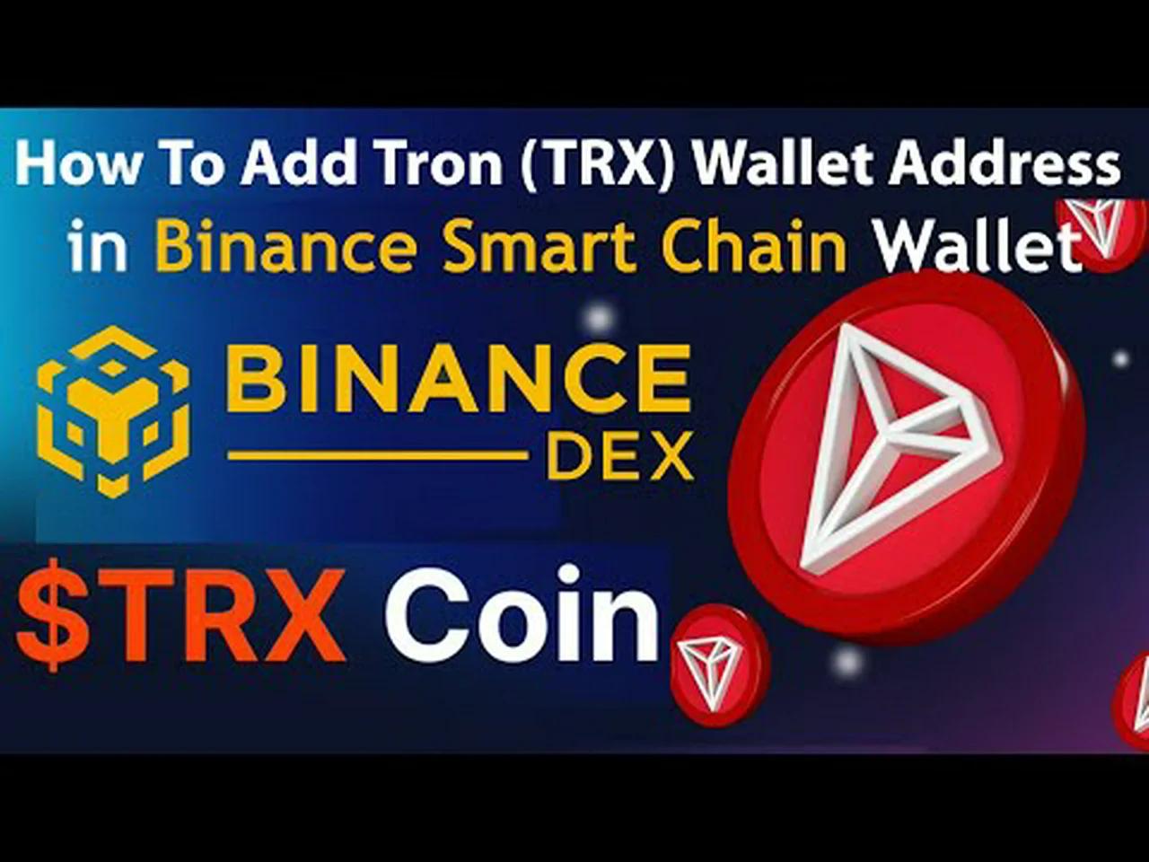 How To Add Tron (TRX) Wallet Address in Binance Smart Chain Wallet | Tron (TRX) Wallet