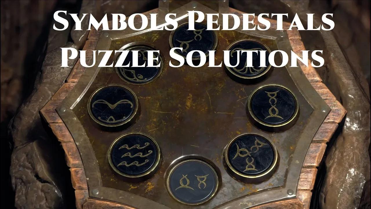 Resident Evil 4 - Symbol Button Pedestals Guide