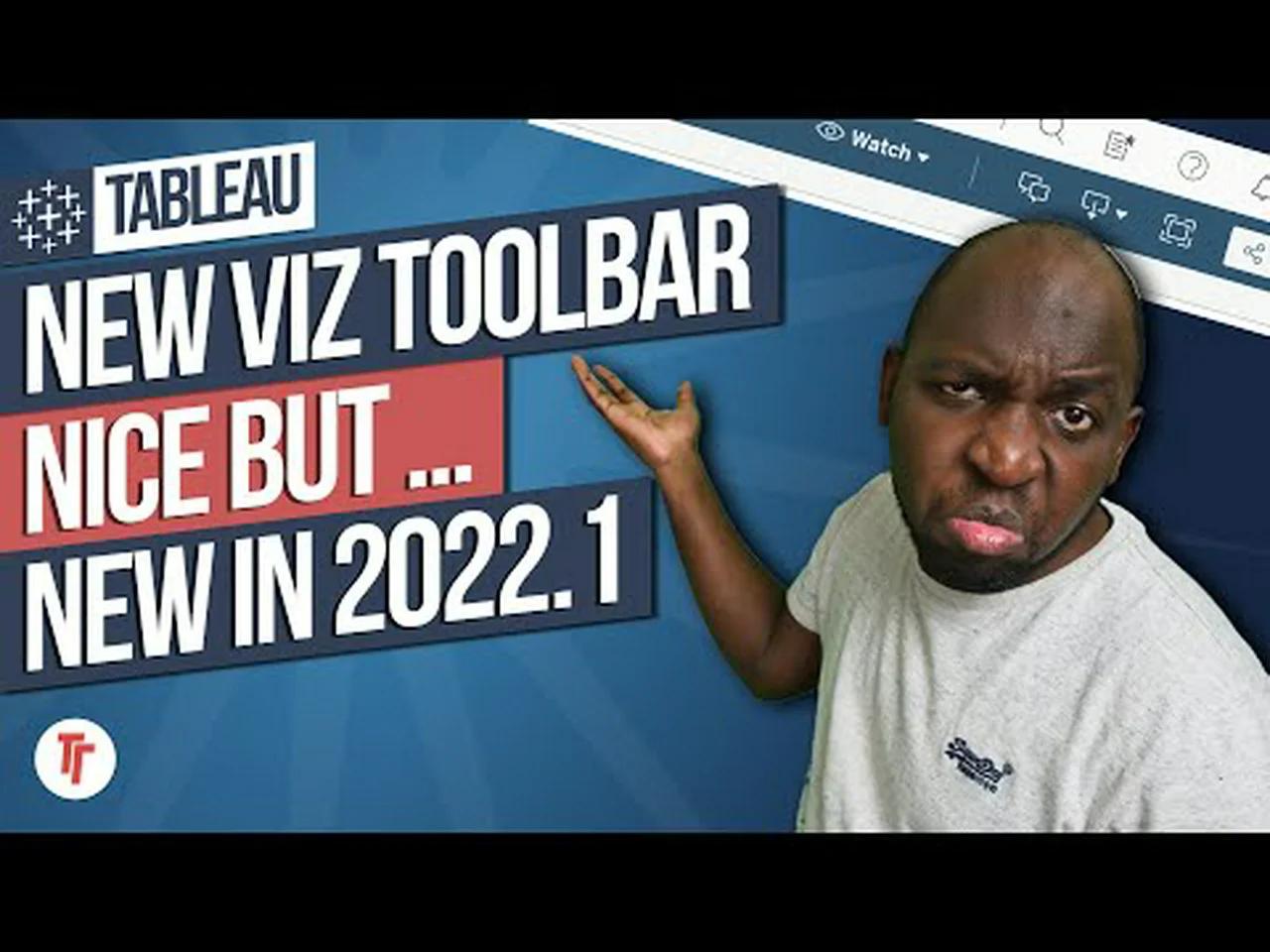 The new viz toolbar: New in Tableau 2022.1