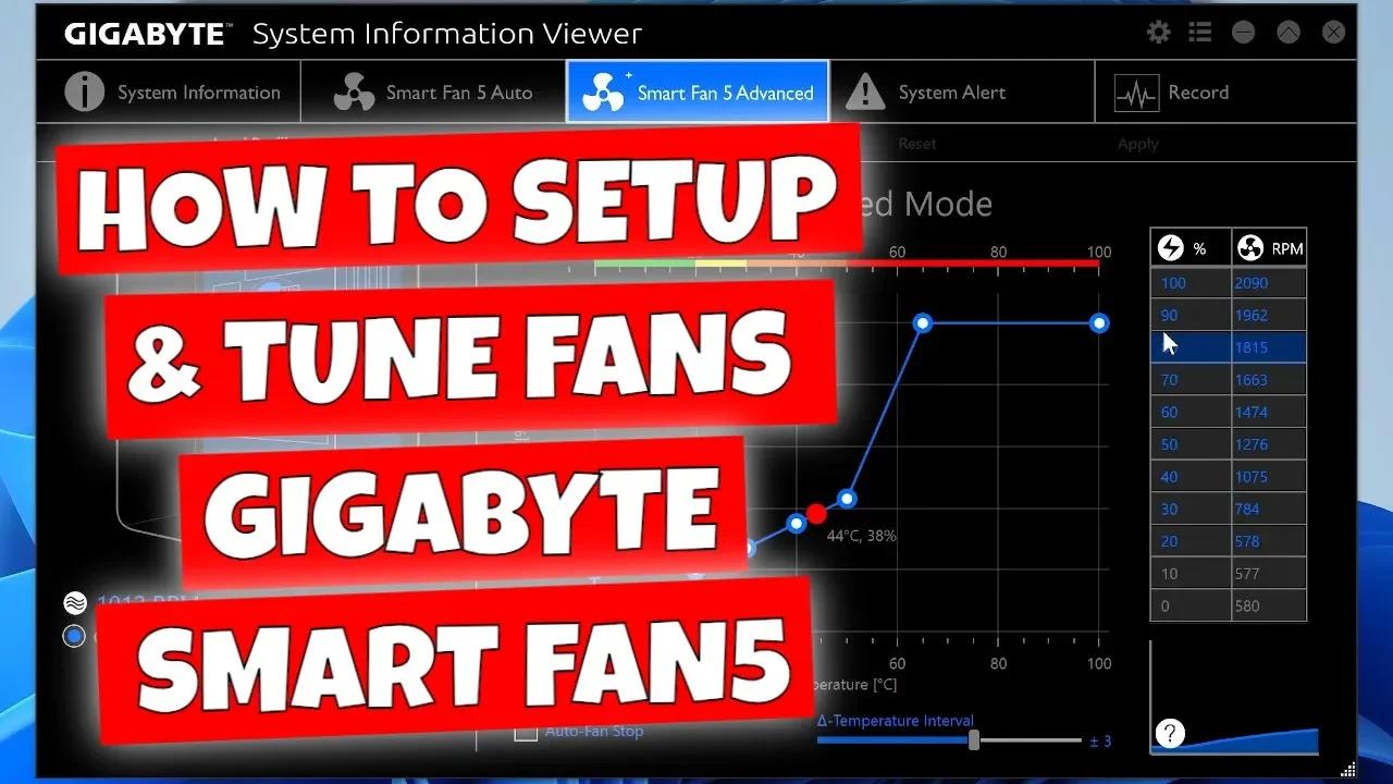 How To Setup & Tune PC Fans For Gigabyte Motherboards With Aorus SIV ...