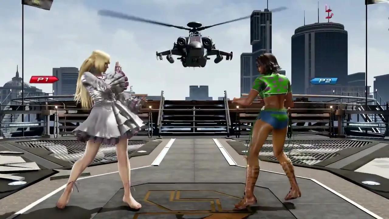 Tekken 7 Lucky Chloe Christie mod VS Lili Barefoot 1p Barefighter ...