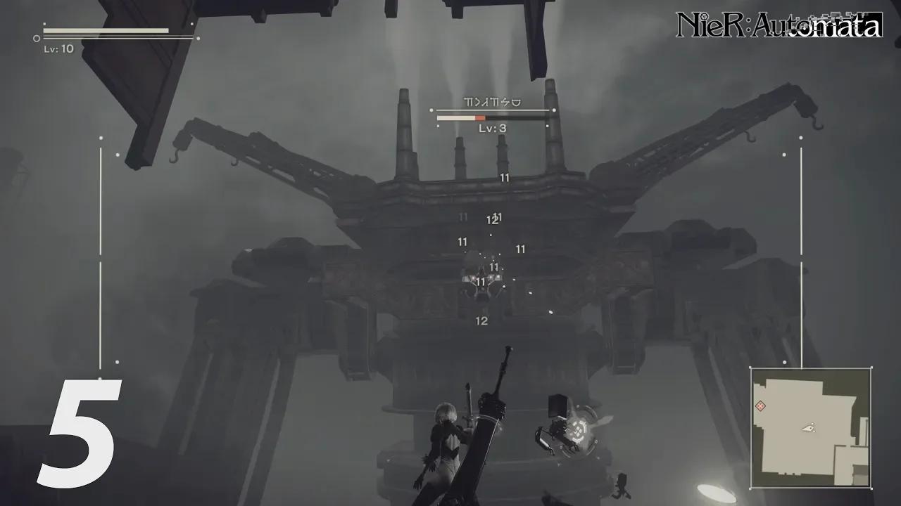 NieR: Automata Part 5 PS5 Backwards Compatibility Gameplay Performance Test