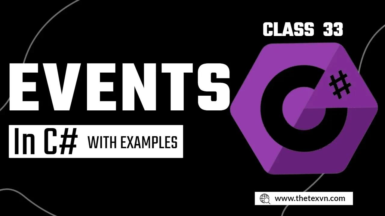 C Events With Simple Example C Tutorial Class 33 In اردوहिन्दी