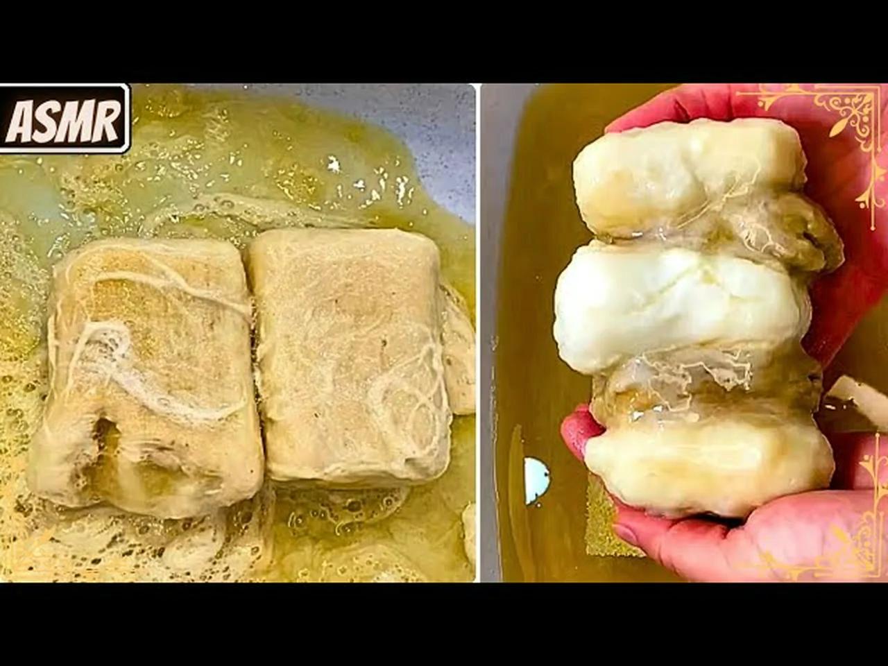 ASMR 💝 SOAKED SOAP MUSH 🌸 COMPILATION SET 🌊 SQUISHY SPONGE SOUNDS 🌼 SUPER SATISFYING 💝