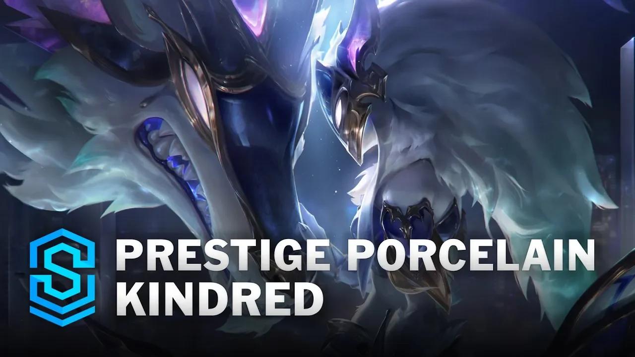 Prestige Porcelain Kindred Skin Spotlight - League of Legends