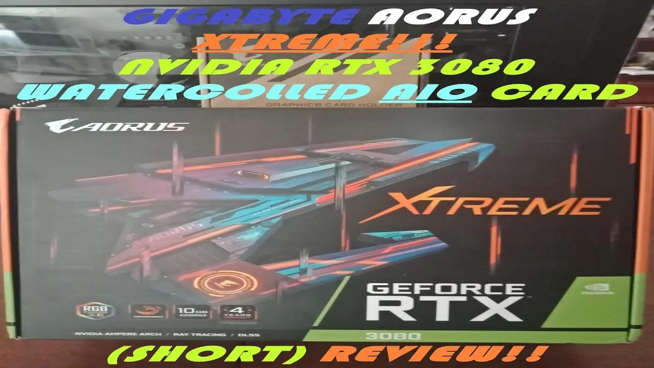 RTX 3080 Extreme AIO Card Review short and sweet guys!