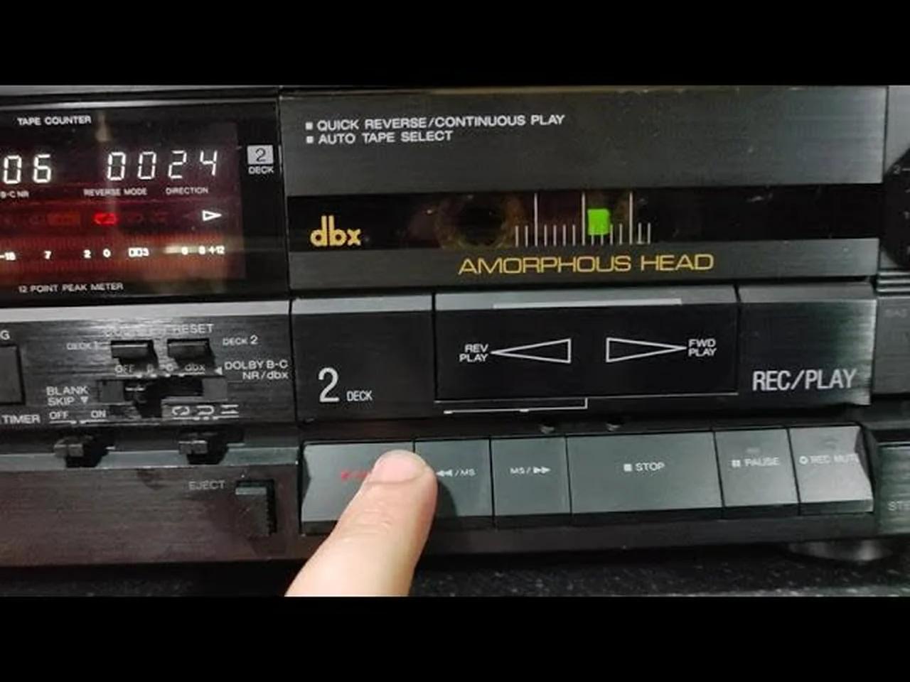 AIWA AD-WX808 - Dolby B-C NR HX PRO and DBX ! One of the best AIWA's ...