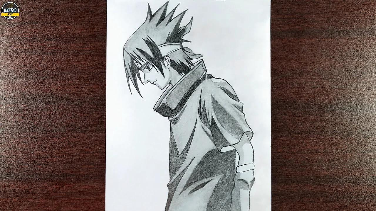 How to Draw Sasuke Uchiha: Step-by-Step Tutorial | Drawing Sasuke Uchiha
