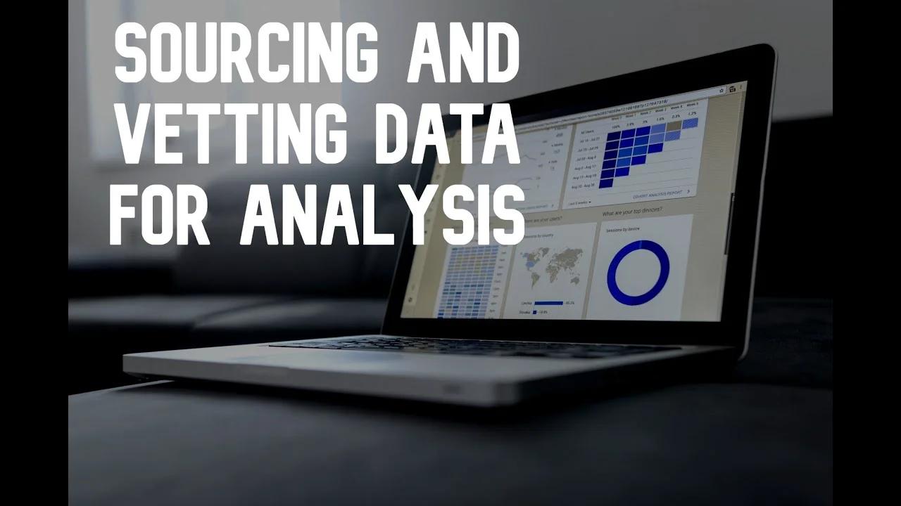 Sourcing and Vetting Data - ArcGIS Insights Basics - Data Analysis and ...